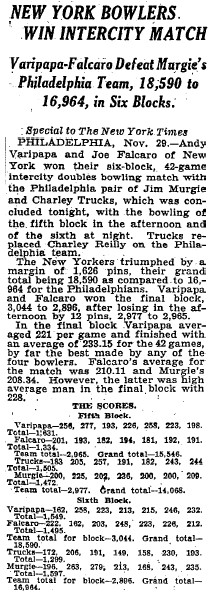 Varipapa-Falcaro Team Lead Philadelphia Team in Doubles | ANDY VARIPAPA ...