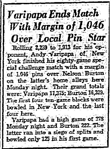 Varipapa Defeats Burton In 80-Game Home-and-Home Match | ANDY VARIPAPA ...